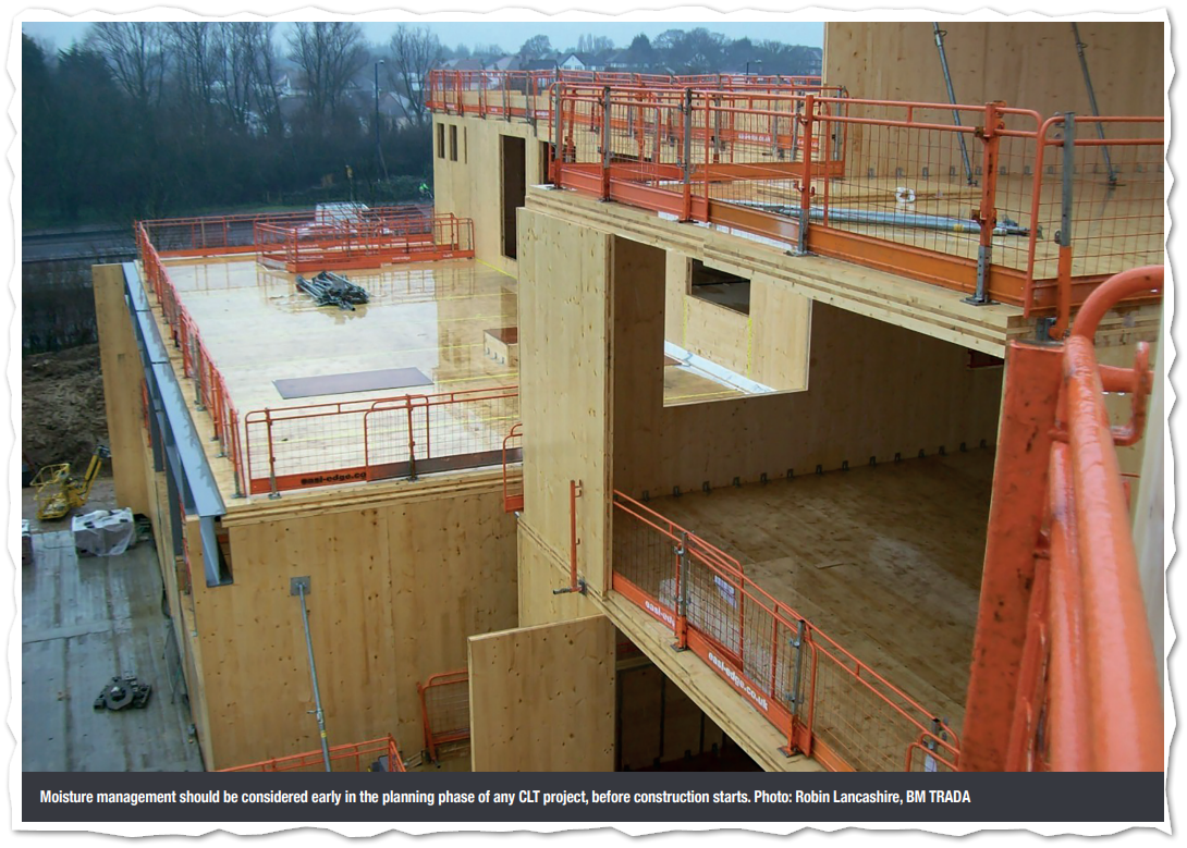 Essential to manage risks from moisture in CLT buildings - Sustainable ...